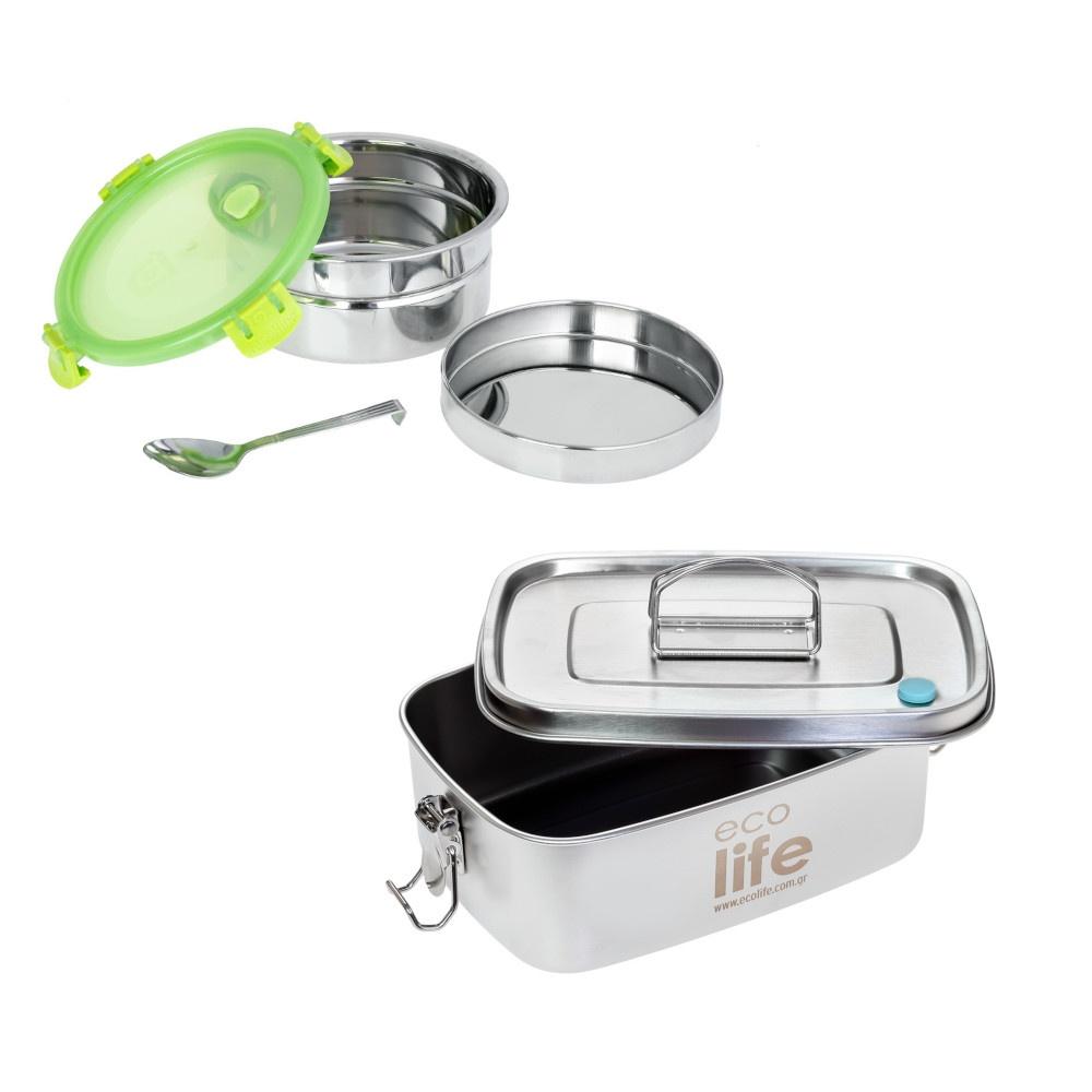 Φαγητοδοχεία Ανοξείδωτα 1lt